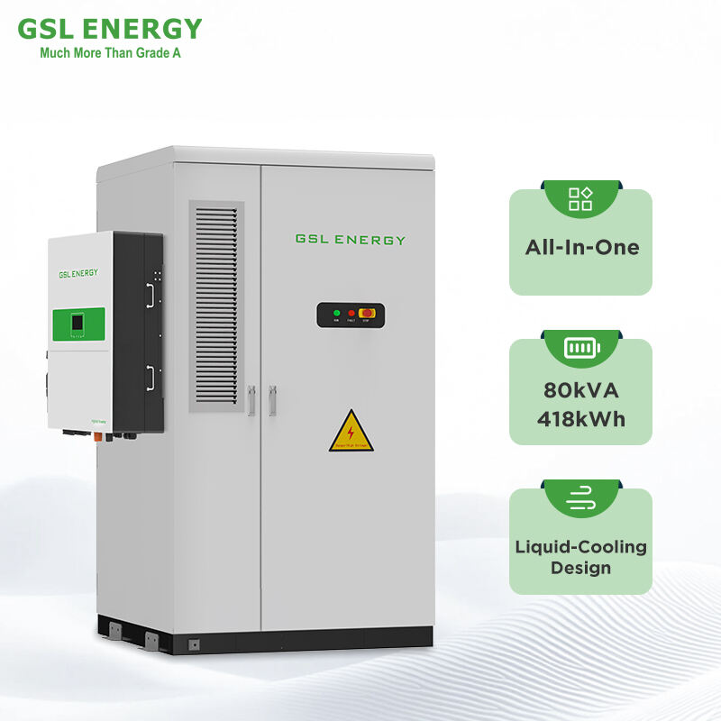 All-in-One Liquid Cooling Energy Storage Systems | GSL BESS 208kWh–418kWh for Commercial ...